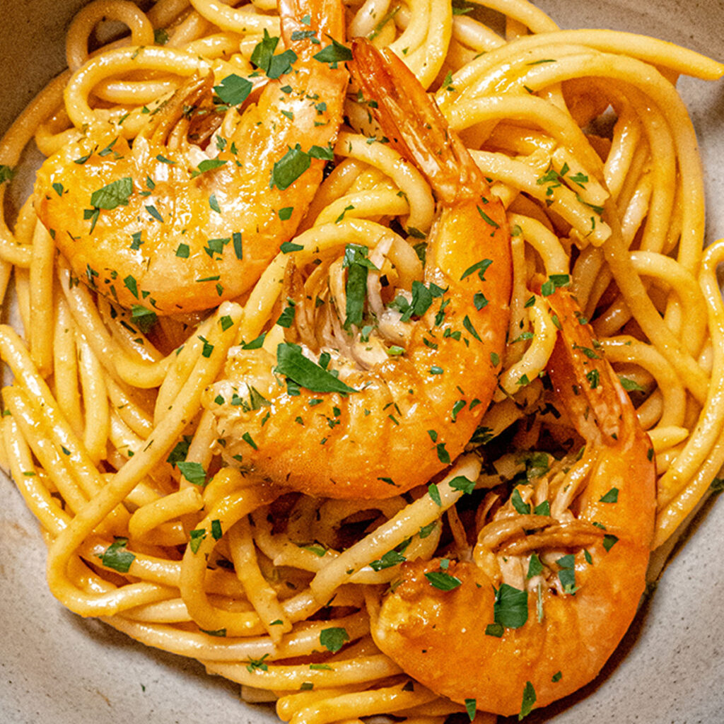 Blue Prawn Pasta - This Guy Cooks